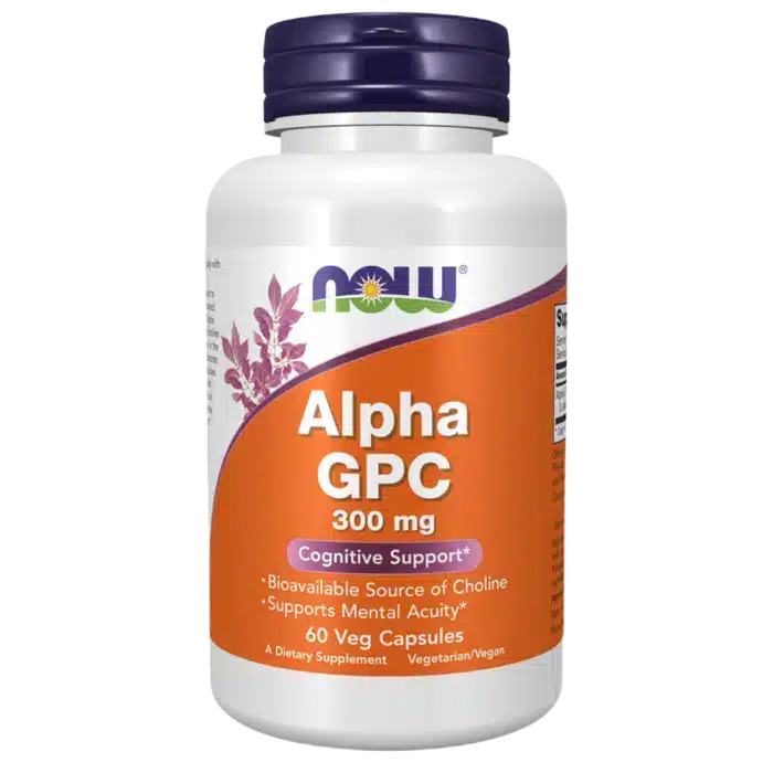 Alpha GPC 300mg 60vcap - Now – Nature Heals