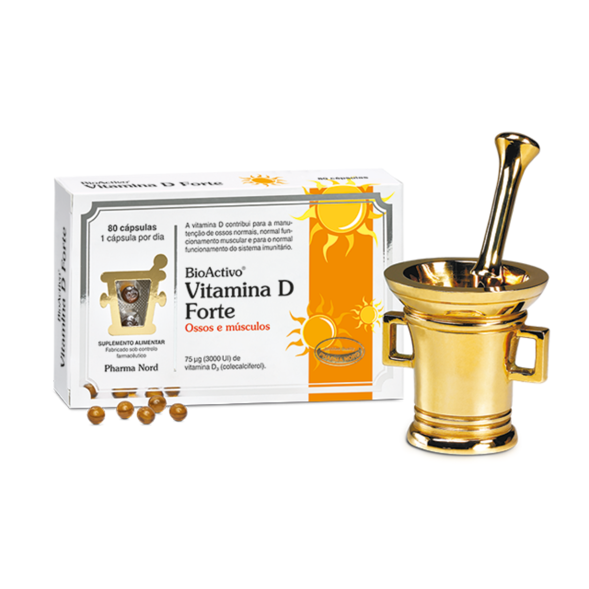 BioActivo Vitamina D Forte + 100 µg - Pharma Nord – Nature Heals