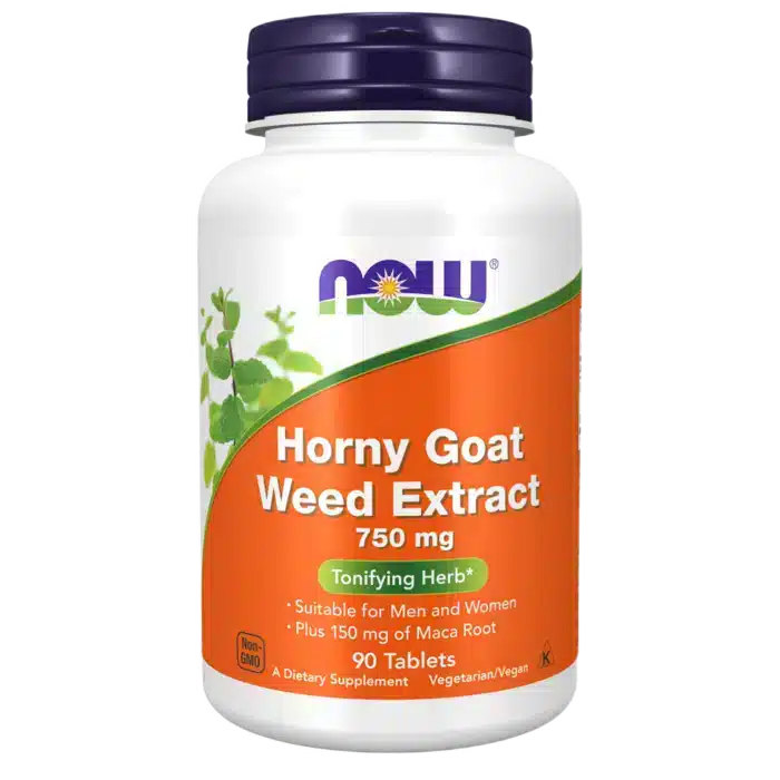 Horny Goat Weed Extract 750mg 90cap - Now – Nature Heals